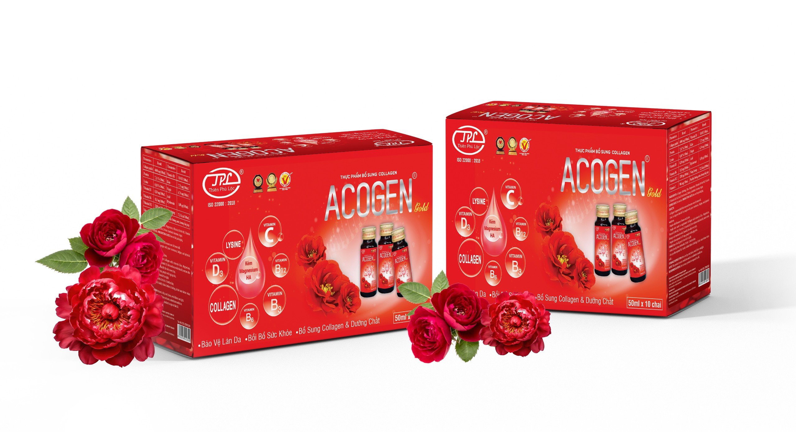 Combo 2 hộp Collagen Acogen Gold